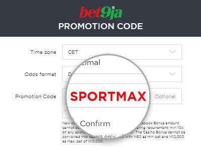 Use Bet9ja Promotion Code for 2024 SPORTMAX & Get the Bonus