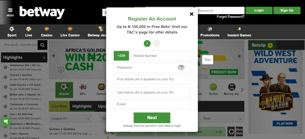 Betway Registration Guide » How To Sign Up At Betway (2023)